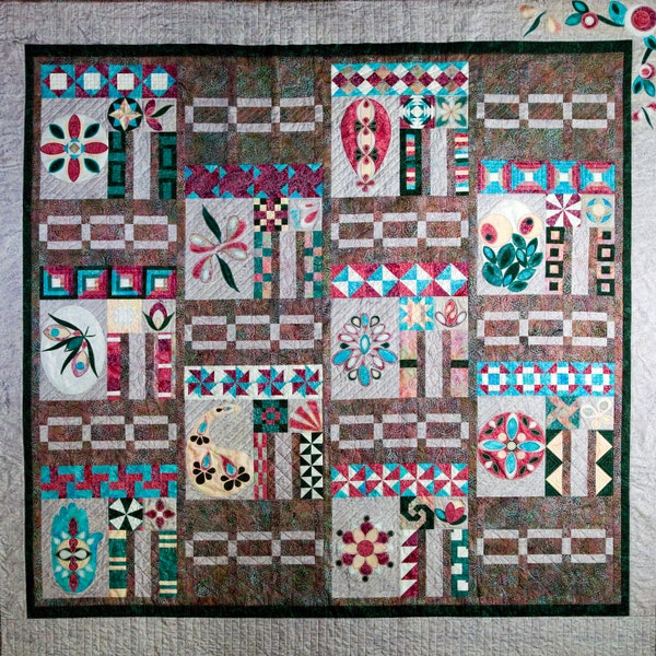 Block of the Month Quilt Pattern - Etsy