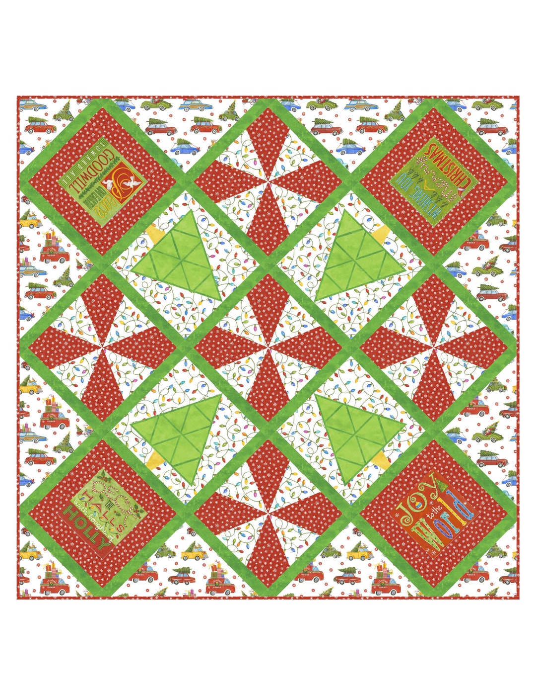 Tree Trimming Quilt PDF Pattern Download - Etsy