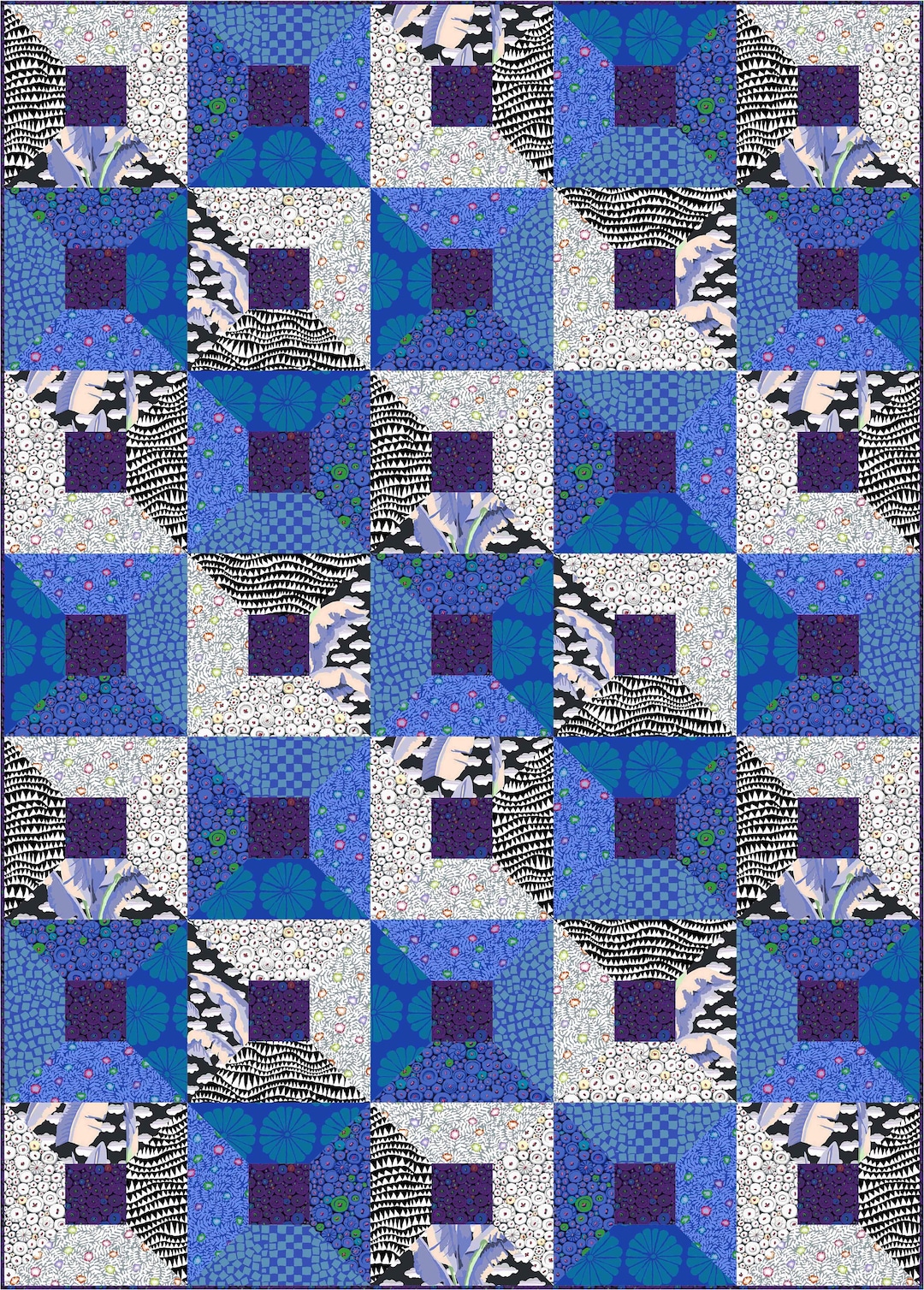 Direction Quilt Pattern - Etsy