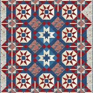 Star Spangled Banner Quilt Pattern Download - Etsy
