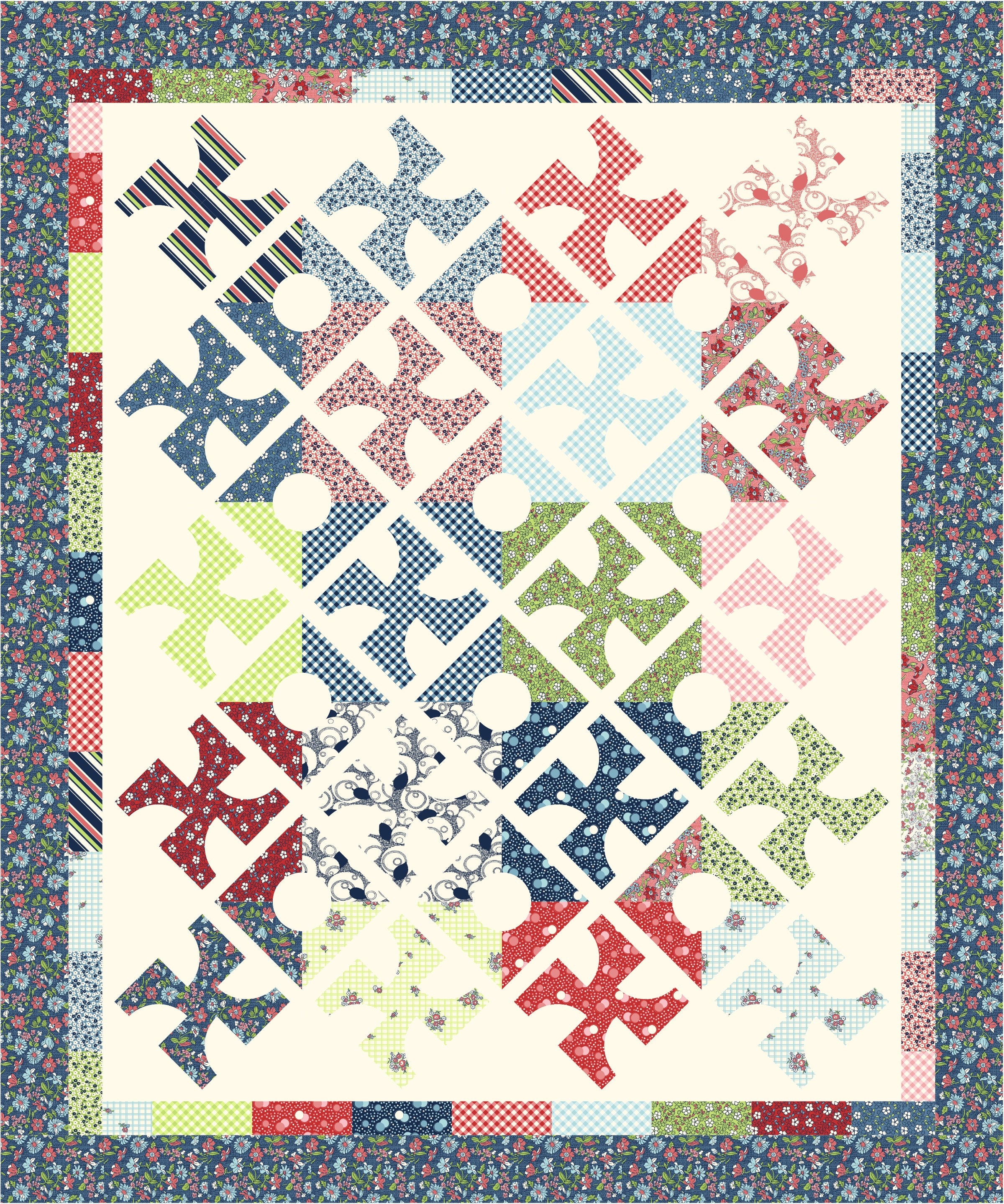 Dutch Windmills Quilt PDF Pattern Download - Etsy