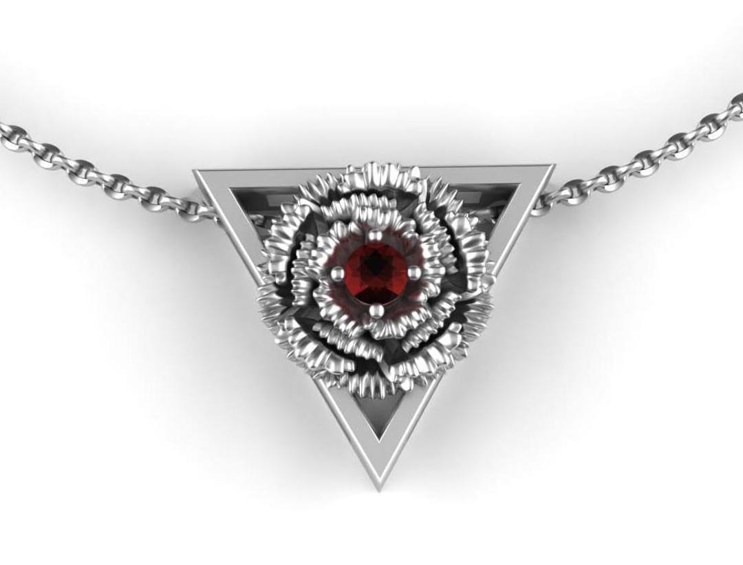 January - Triangle Symbol - Carnation Birth Flower - Garnet Birth Stone ...