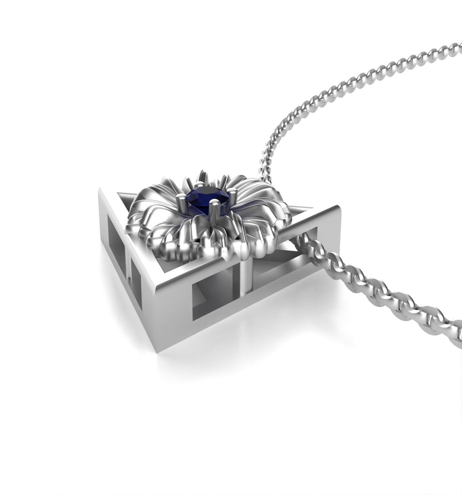 September-triangle Symbol - Aster Birth Flower – Sapphire Birth Stone ...