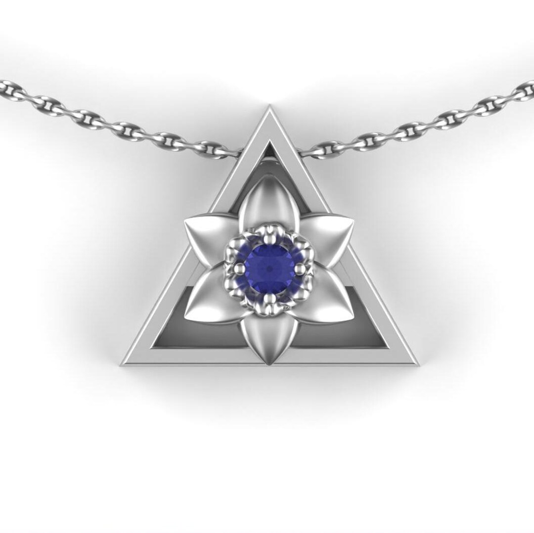December - Triangle Symbol - Narcissus Birth Flower - Tanzanite ...