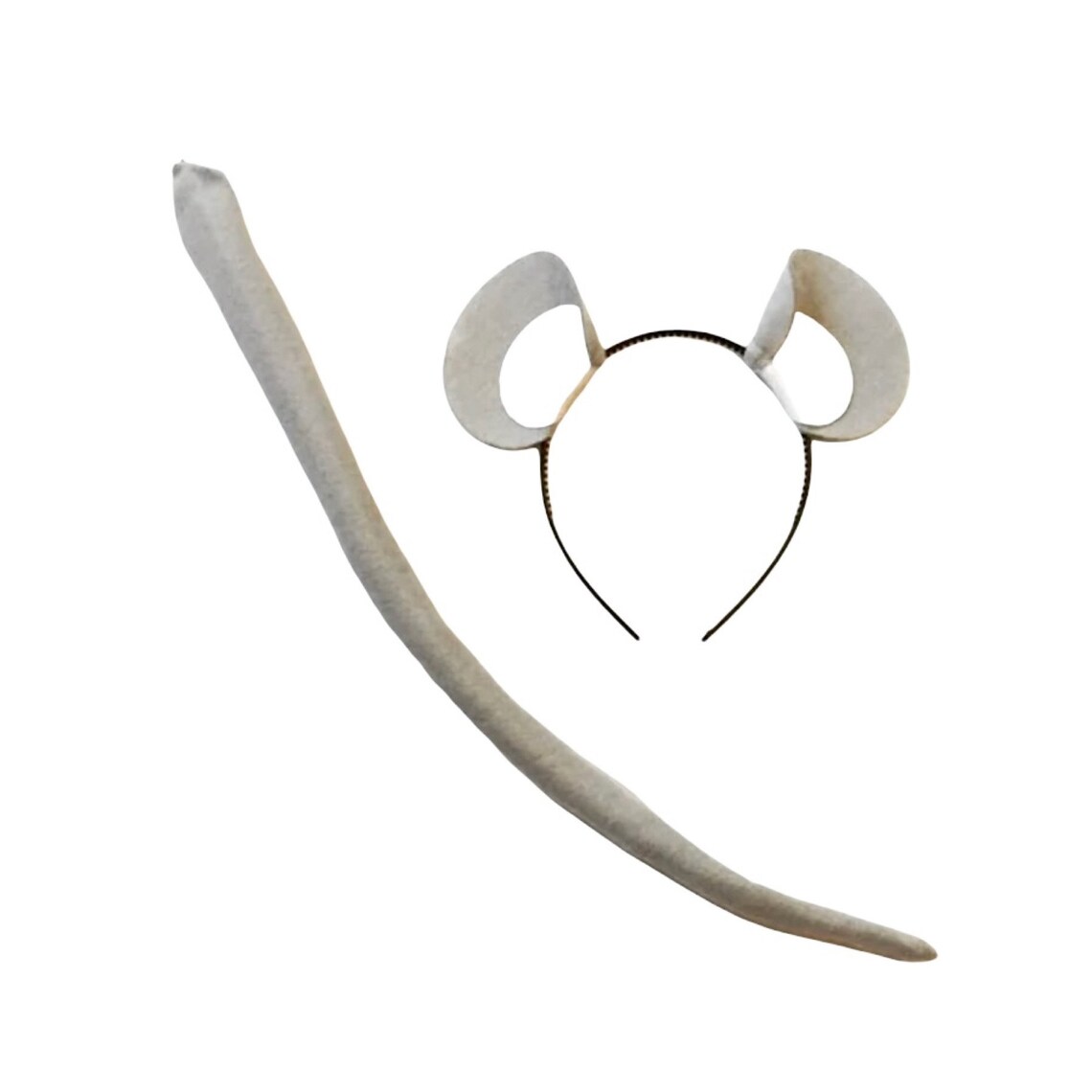 Mouse Rat Ears and Tail Set Animal Headband Birthday Party - Etsy