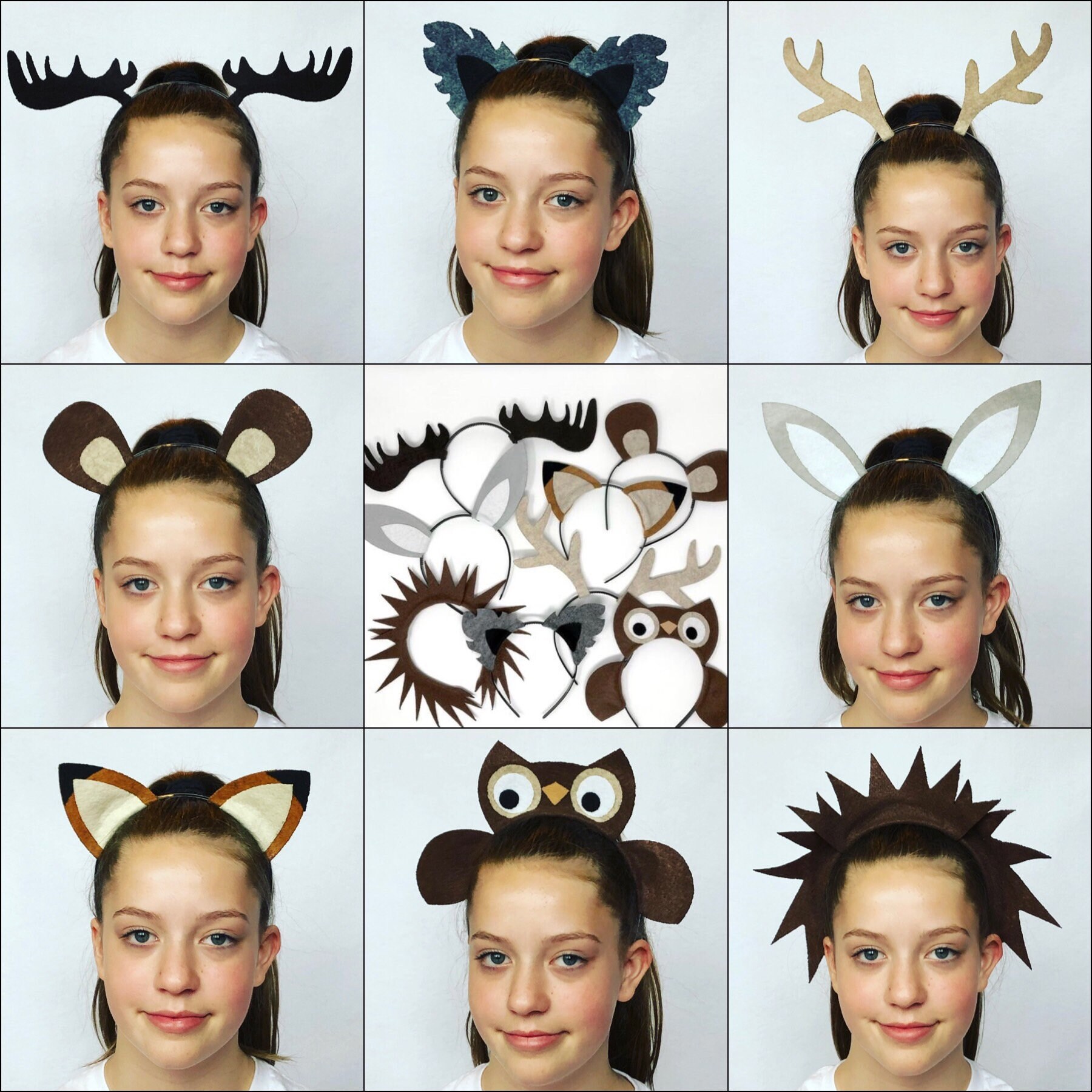 Animal Ears Headband Birthday Party Petting Zoo Costume Photo - Etsy
