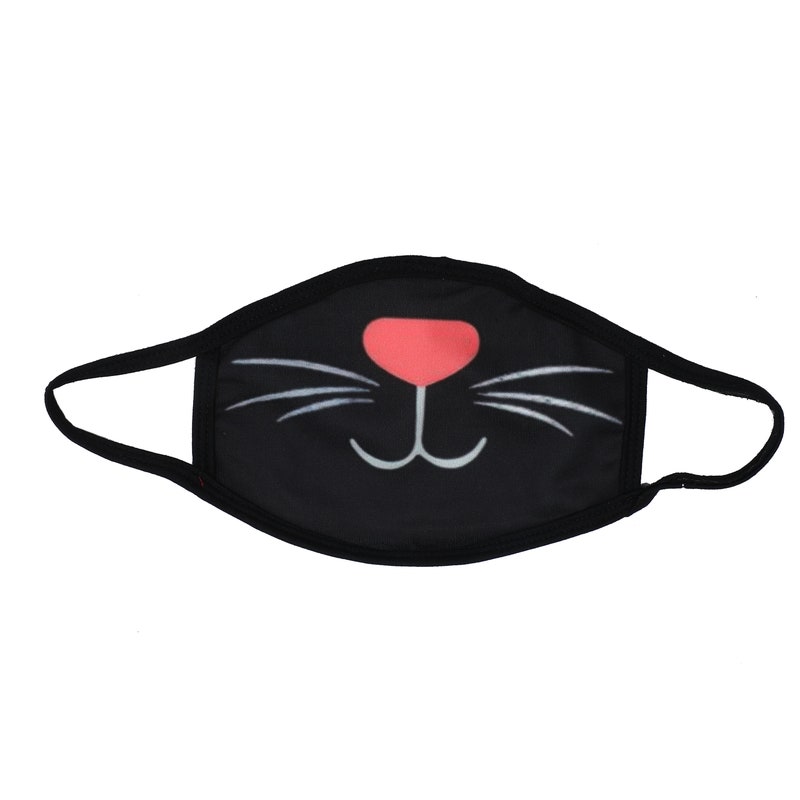 Cat Face Mask - Etsy