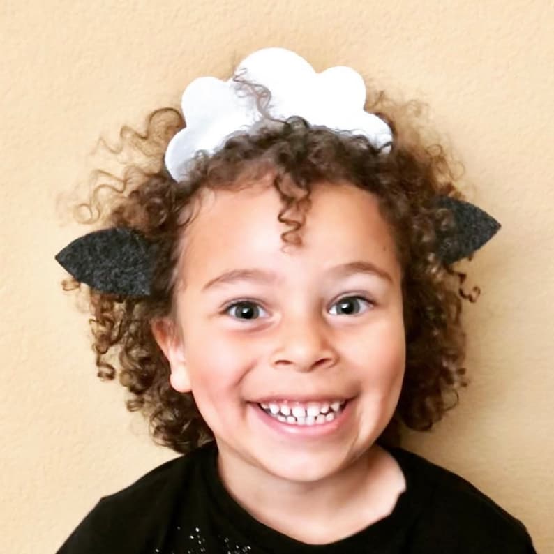 Sheep Lamb Ears Headband – Farm Animal Nativity Scene Costume Headband ...