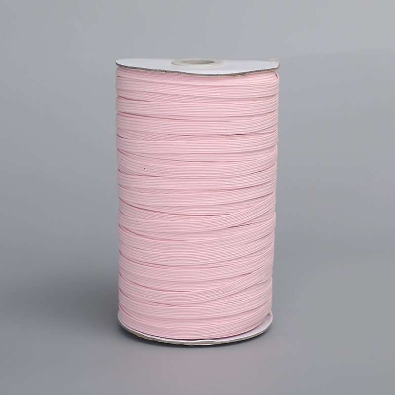 Wholesale Spools 1/4 6mm Light Pink Braided Elastic for | Etsy