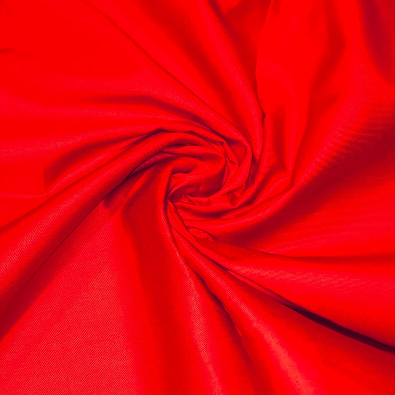 55 Width 100% Cotton Fabric Solid Red Sold by the Yard Fat - Etsy
