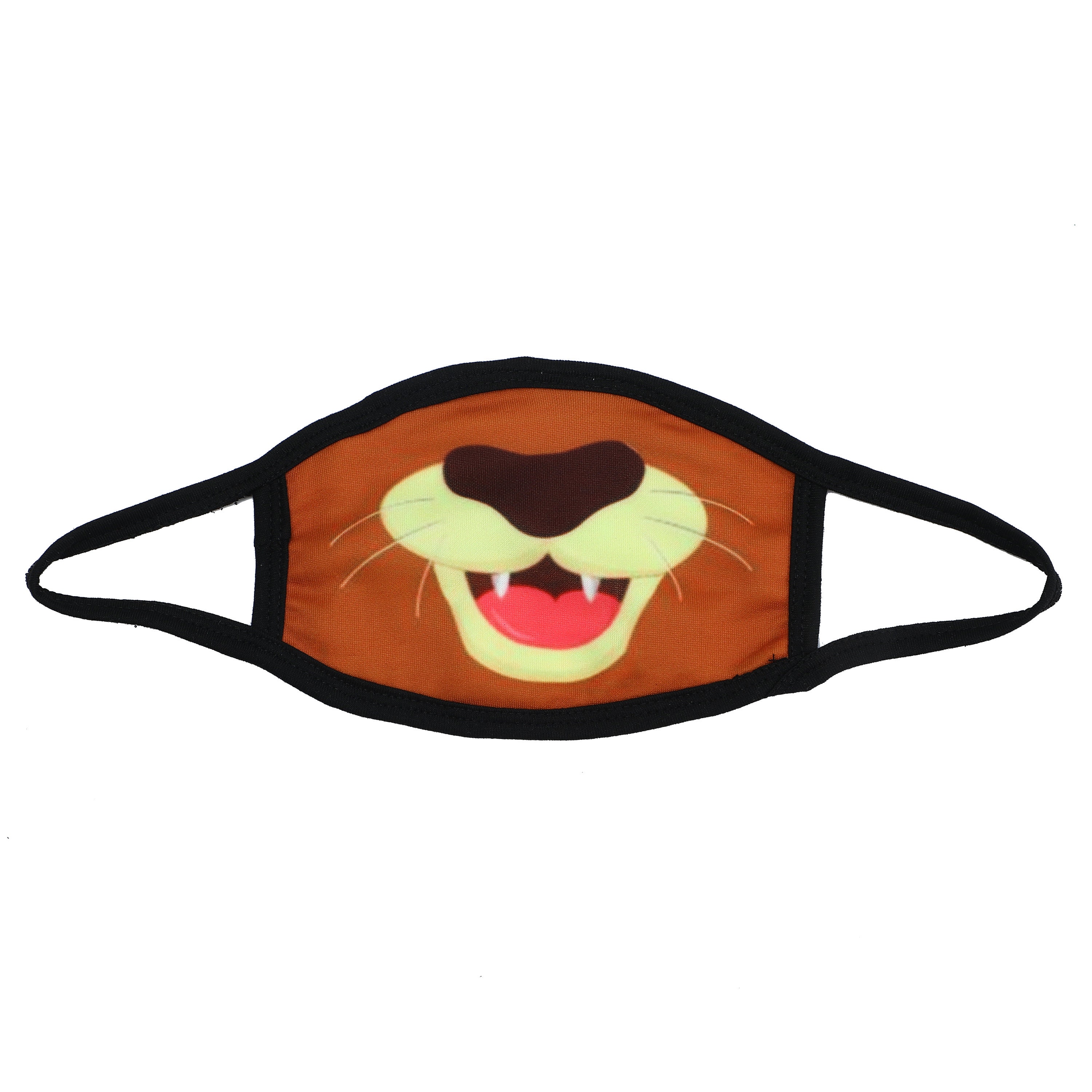 Lion Animal Face Mask Nose and Mouth and Ears Clothe Facemask | Etsy