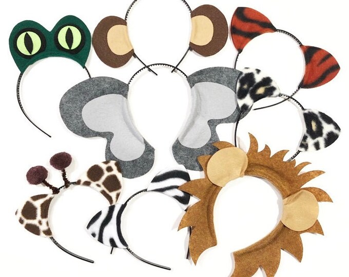 Zoo Theme Animal Ear Headbands for Birthday Party Favors Baby - Etsy