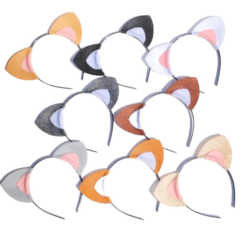 Cat Ear Headband - Etsy