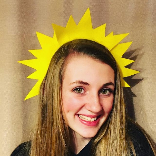 Sunshine Sun Rays Headband or Yellow Tutu Birthday Party - Etsy UK