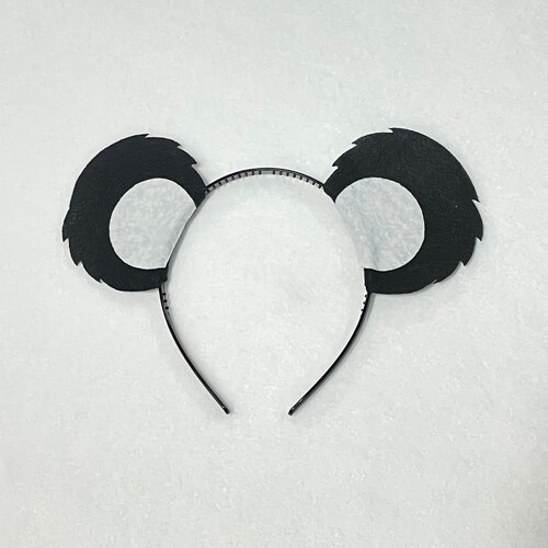 Black and White Panda Bear Theme Ears Headbands Birthday Party - Etsy