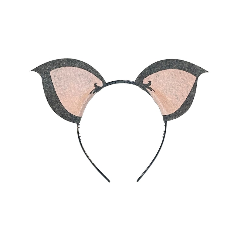 Mouse and or Cat Ears Tail Animal Headband Birthday Party - Etsy