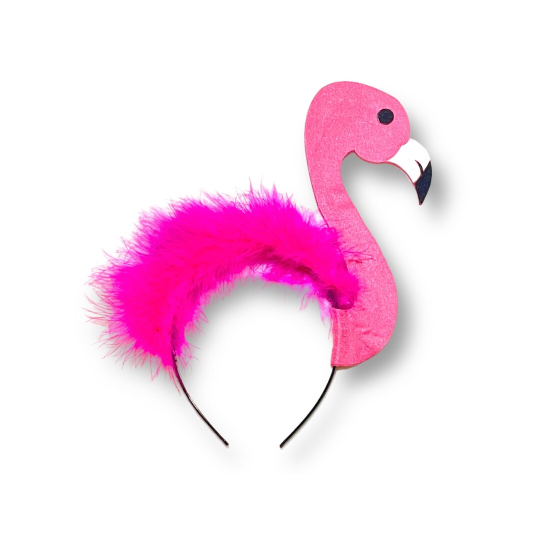Pink Flamingo Headband Birthday Party Favors Supplies - Etsy