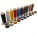 Set of 10 Colorful Spools and Matching Bobbins Polyester High Tenacity ...