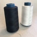 2600 Yards Spools Cone Shaped of White or Black Polyester High Tenacity ...