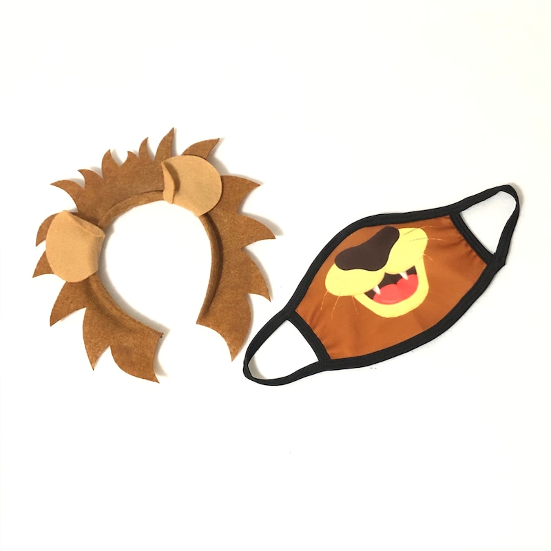 Lion Face Mask - Etsy