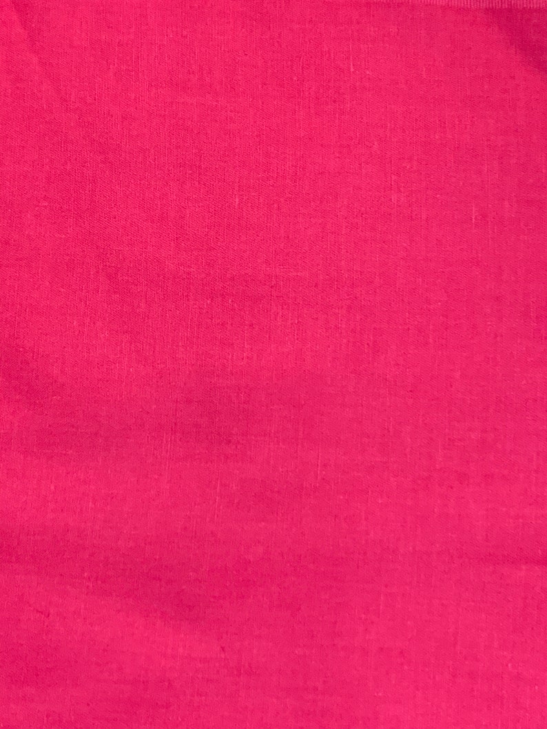 55 Width 100% Cotton Fabric Solid Hot Pink Shocking Pink - Etsy
