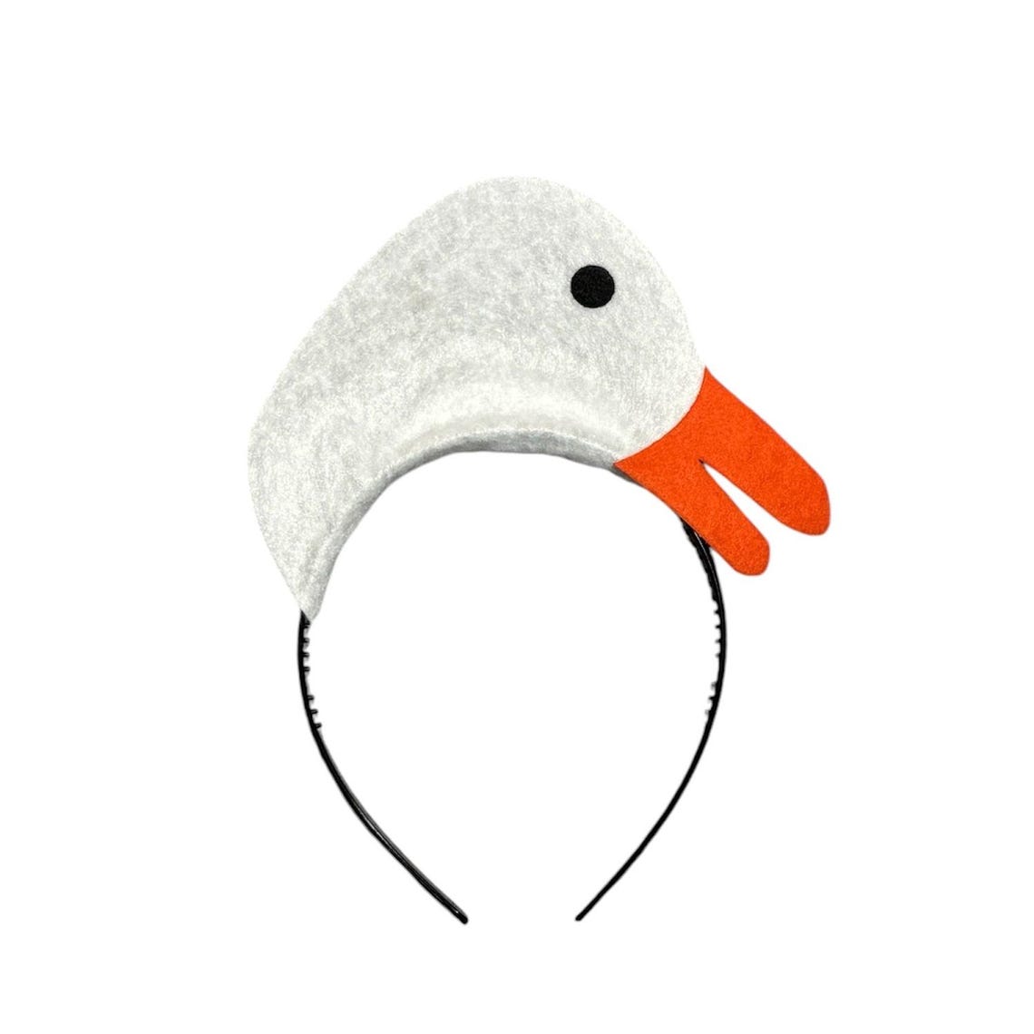 Duck Goose Geese White Bird Face Headband Custom Color Birthday Party ...