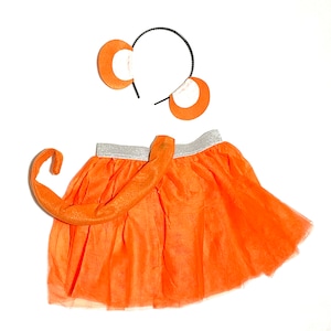 Headband Tutu Tail Monkey Ape Gorilla Ears Baby Toddler Kid Child ...