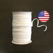 175 Yards White Knit Elastic 4-5 Mm Flat Knitted Roll Spool Bulk ...