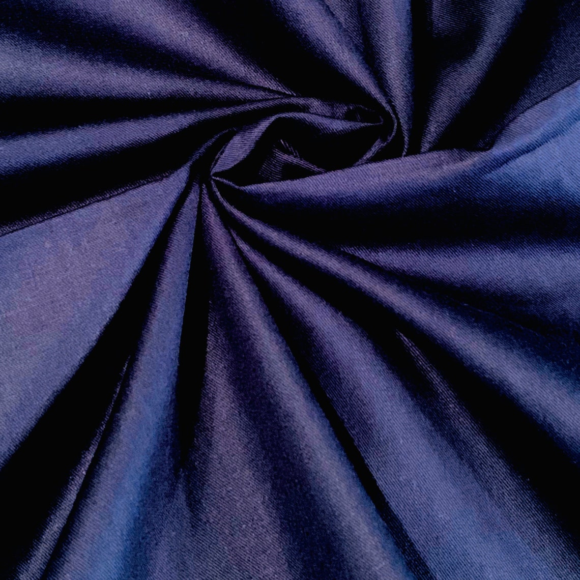 55 Width 100% Cotton Fabric Solid Dark Navy Blue Sold by the - Etsy