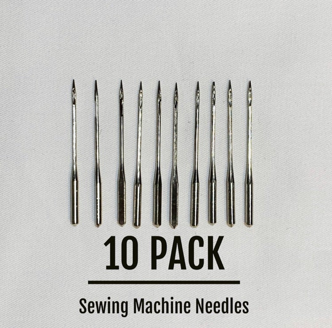 10 Pack Sewing Machine Needles Multiple Sizes Available Size 11/75, 12/ ...