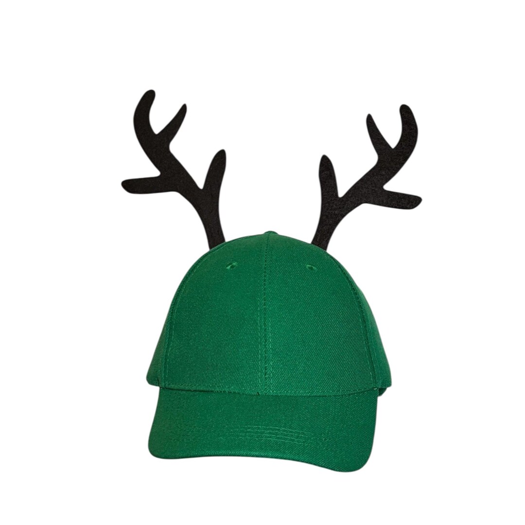 Dark Brown Deer Antlers Hat Hunter Halloween Costume Woodland Party ...