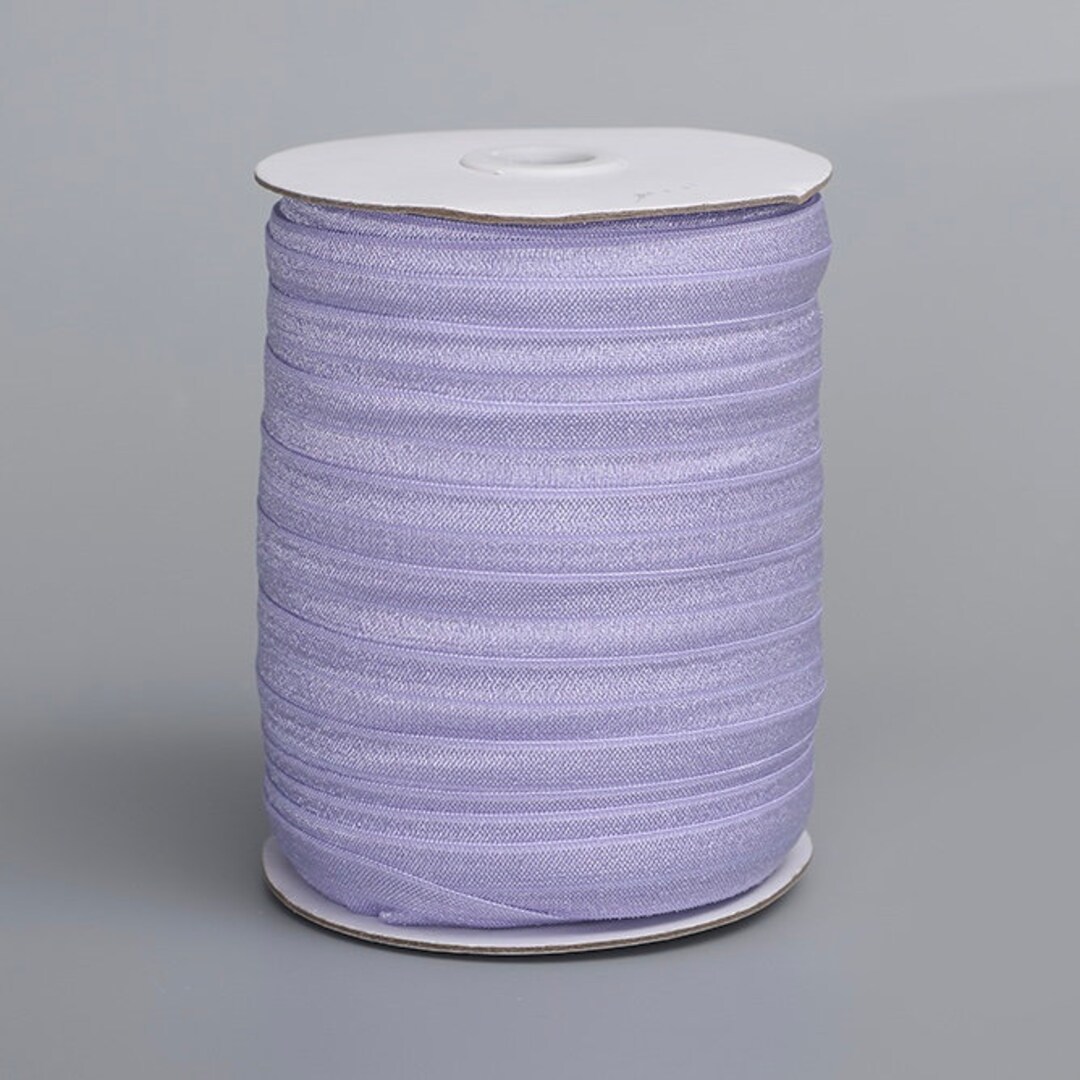 90 Yards 5/8” Light Purple Elastic Roll for Headbands Clothing Bulk ...