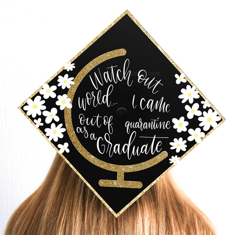 Graduation Cap Grad Cap Grad Cap Decal Class of 2020 - Etsy