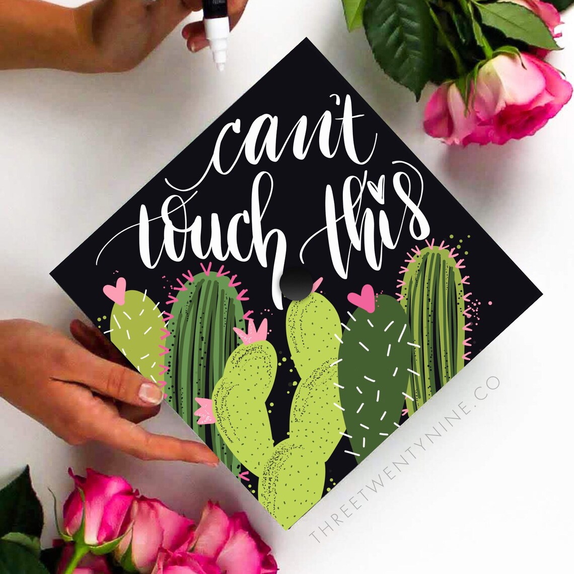 Graduation Cap Grad Cap Grad Cap Decal Handwritten - Etsy