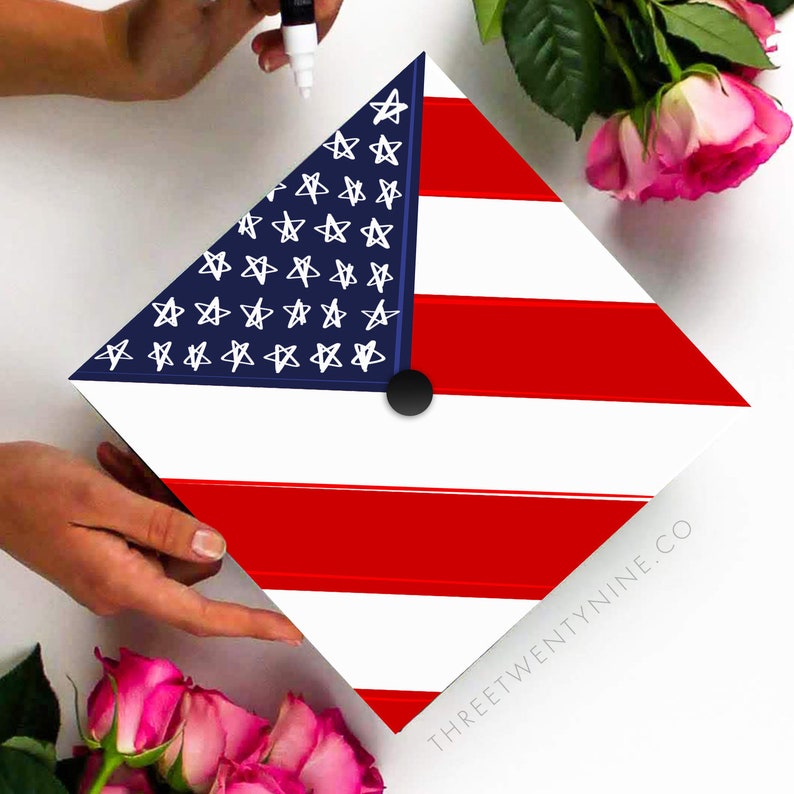 Graduation Cap Grad Cap Grad Cap Decal Handwritten - Etsy