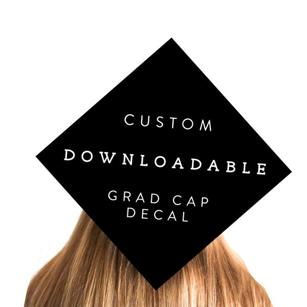Graduation Cap Decal - Etsy