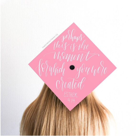 Graduation Cap Background Pink