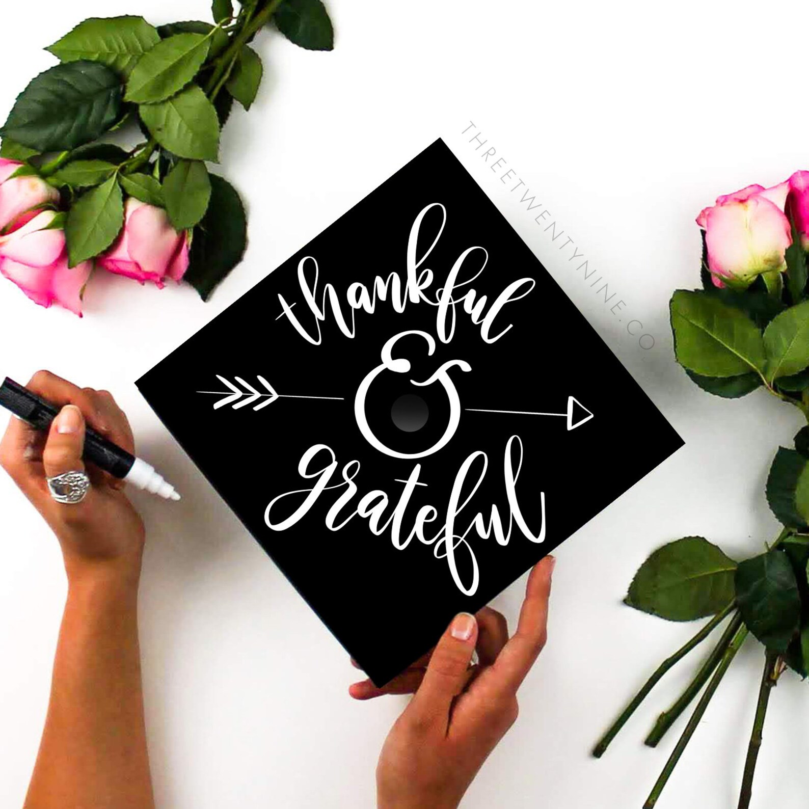 Graduation Cap | Grad Cap | Grad Cap Decal | Handwritten | Cute ...