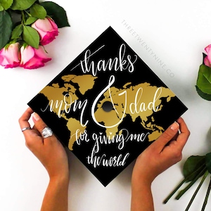 Graduation Cap | Grad Cap | Grad Cap Decal | Handwritten | PRINT ...