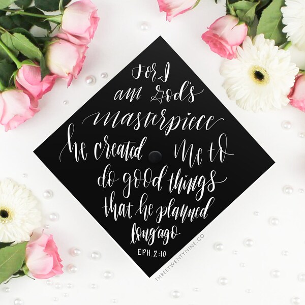 Bible Verse Grad Cap - Etsy
