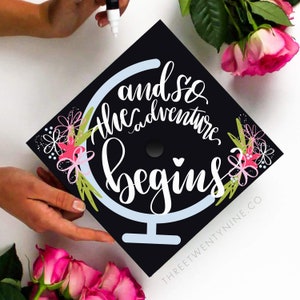 Graduation Cap | Grad Cap | Grad Cap Decal | Handwritten | Cute ...