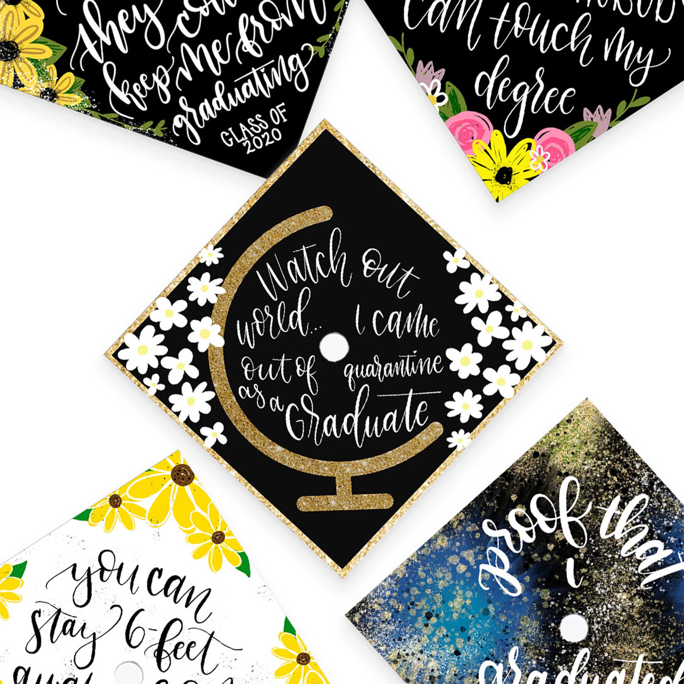 Graduation Cap Grad Cap Grad Cap Decal Class of 2020 - Etsy