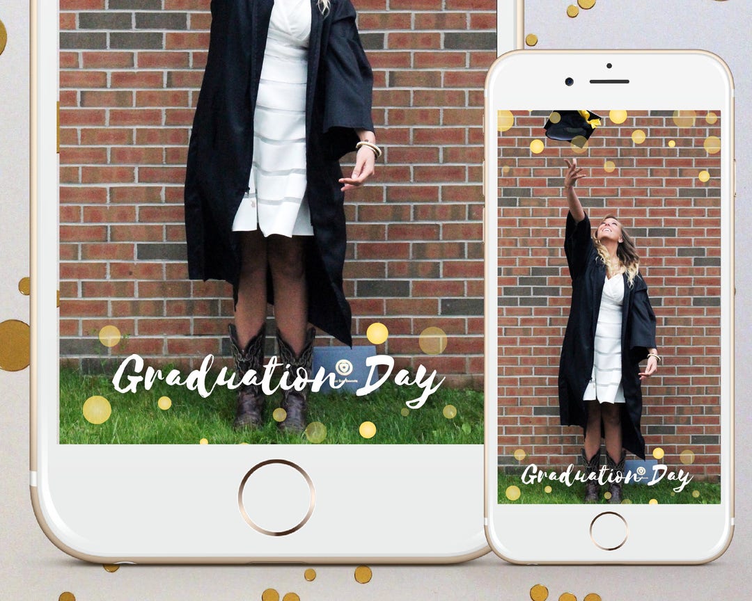 Confetti Graduation Snapchat Filter Graduation Snapchat Filter Grad ...