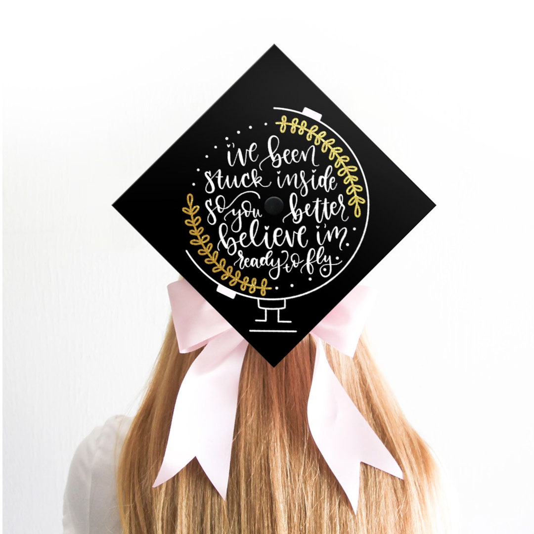 Graduation Cap | Grad Cap | Grad Cap Decal | Class of 2020 | Corona ...