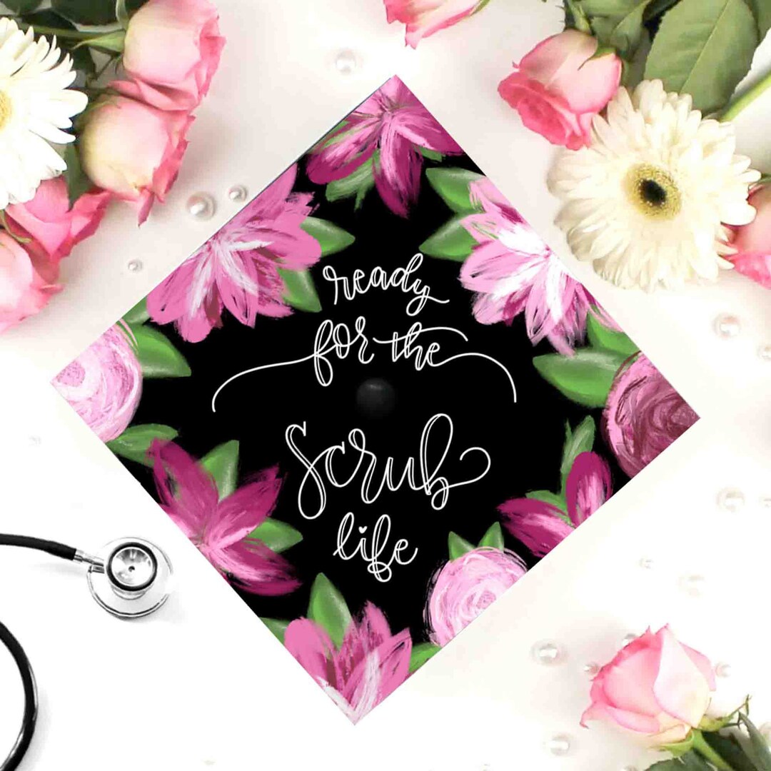 Nurse Graduation Cap | Nursing Grad Cap | BSN | Rn | Nursing | Nurse ...