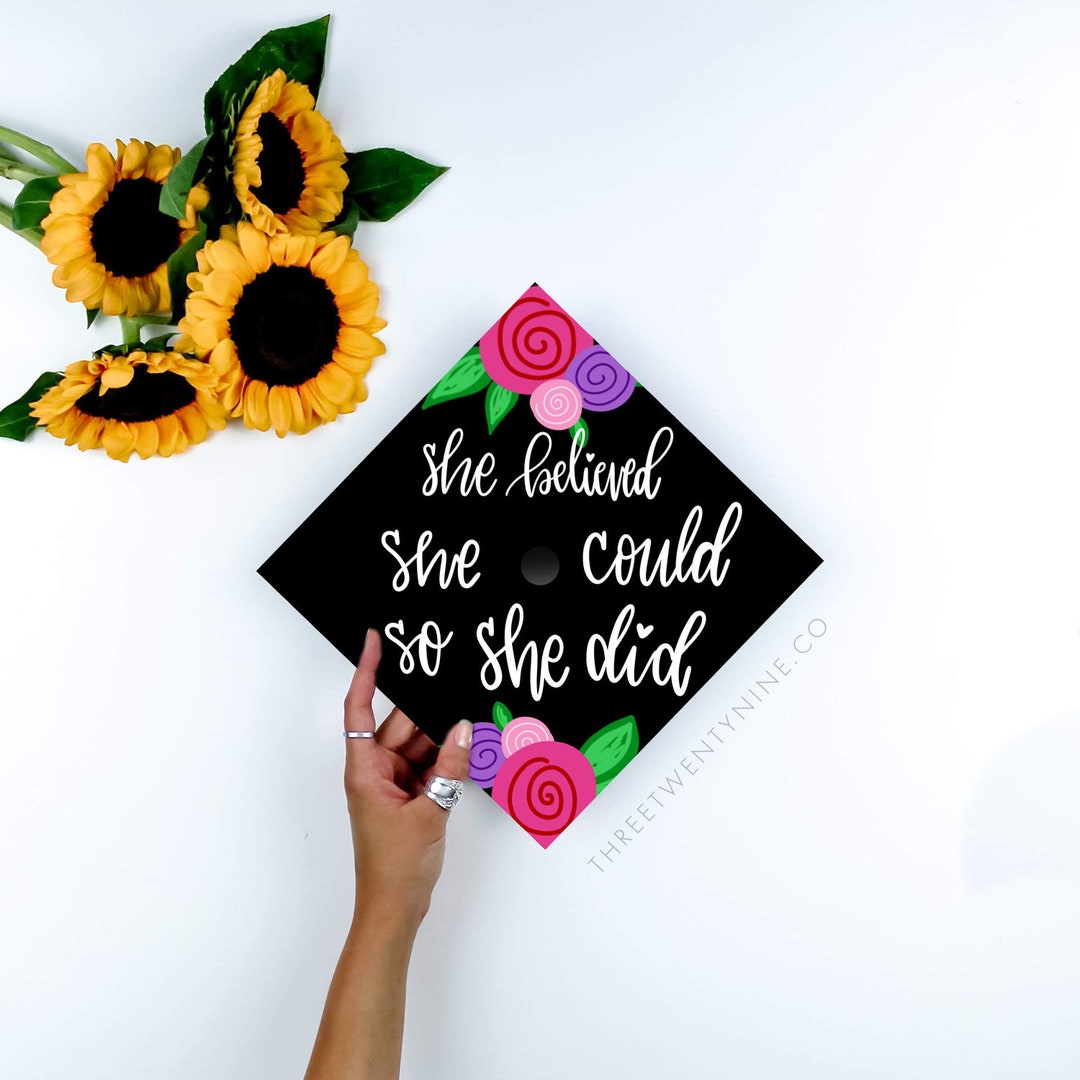 Graduation Cap Decal DOWNLOAD ONLY Graduation Cap Topper - Etsy