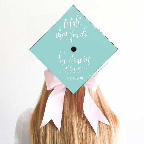 Bible Verse Grad Cap - Etsy