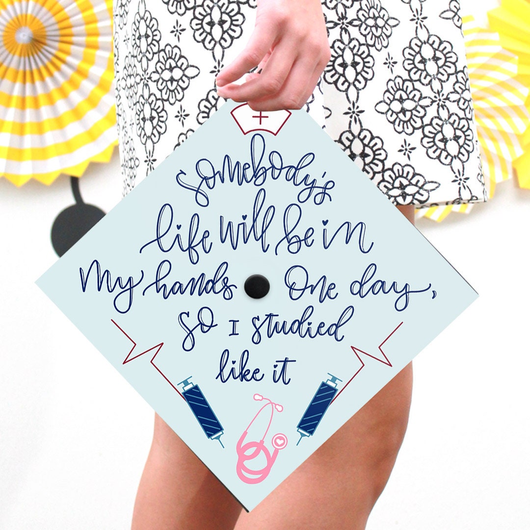 Grad Cap | Medical Grad Caps | Nurse Graduation Cap | BSN | Rn ...