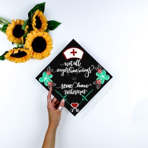 Graduation Cap | Grad Cap | Grad Cap Decal | Handwritten | Cute ...