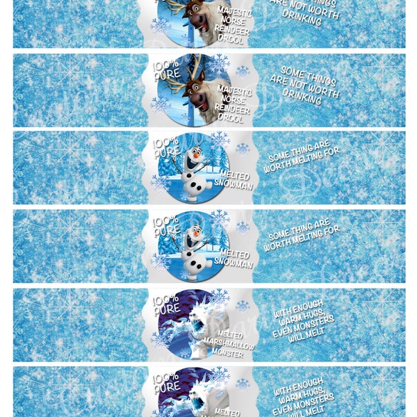 Shop Frozen Labels - Etsy